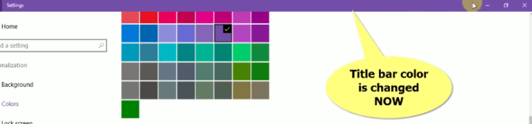 How to Change Color Settings in Windows 10 [with screenshots] | IT4nextgen