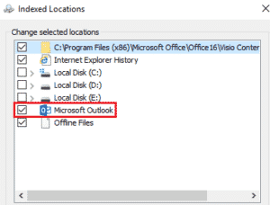 How to Fix Outlook not Searching Mails in Windows 10 | IT4nextgen